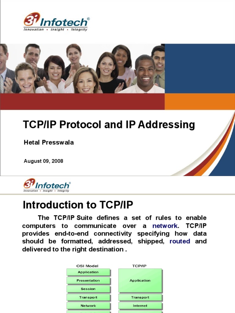 An In-Depth Look at TCP/IP Protocols, IP Addressing Schemes, and Subnetting Concepts | PDF ...
