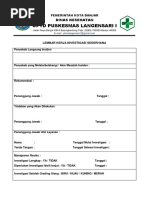 Form Investigasi Sederhana | PDF