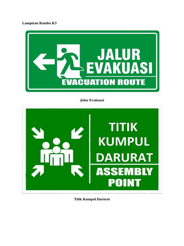 Lampiran Rambu K3 | PDF | Komputer | Teknologi & Rekayasa