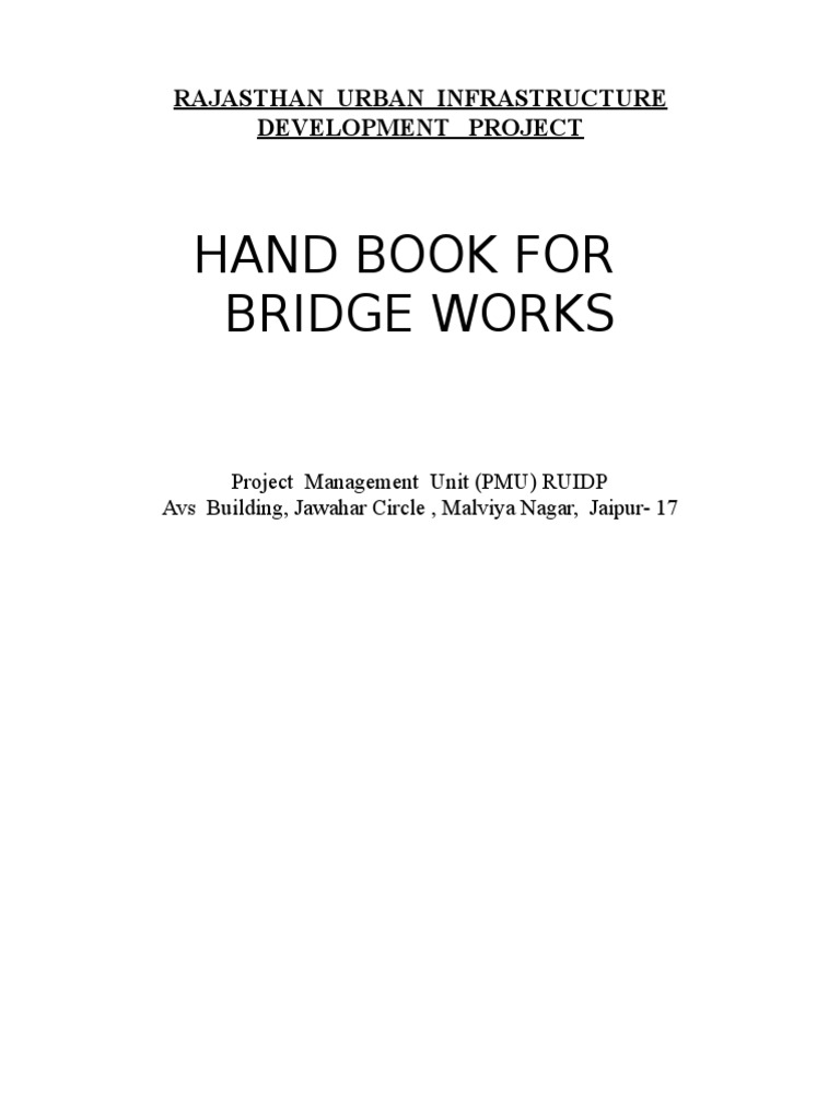 Rajasthan Urban Infrastructure Development Project | Download Free PDF ...