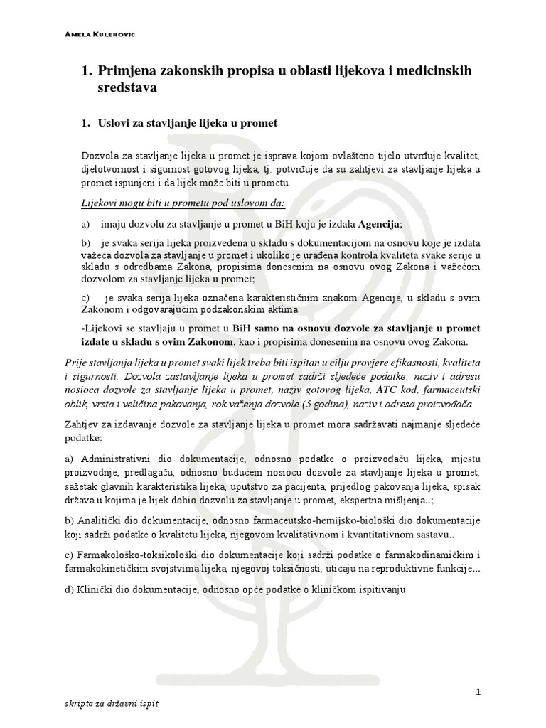 Skripta Za Državni Ispit MR - Ph. | PDF