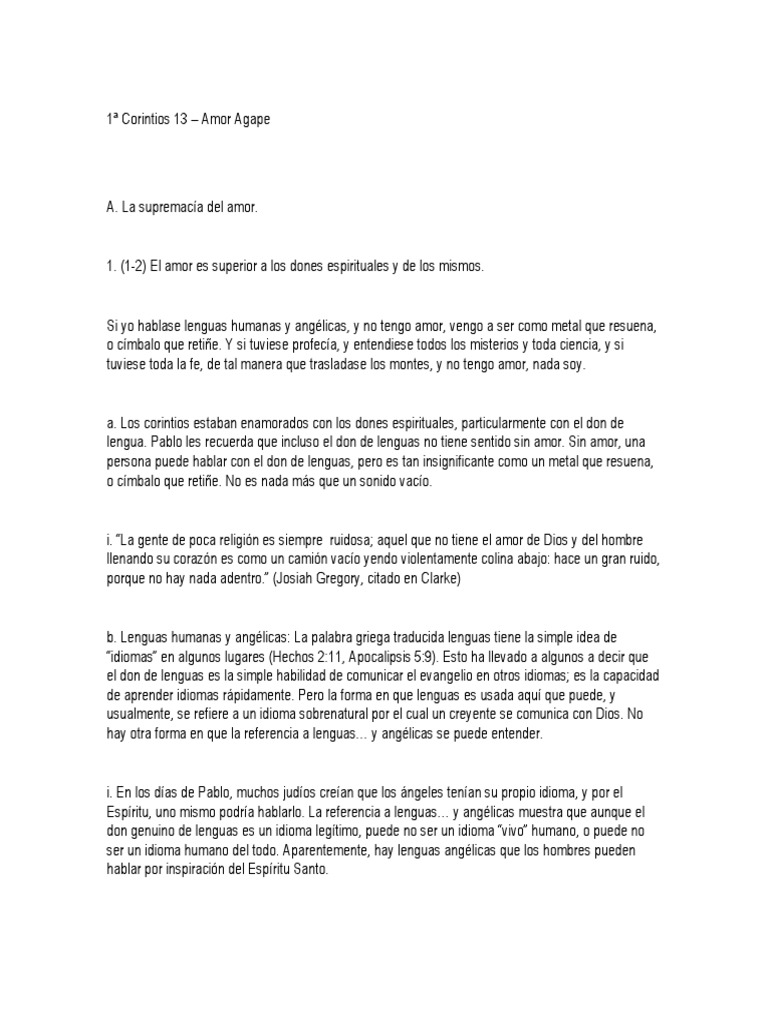 El Amor Agape | PDF | Fe | Amor