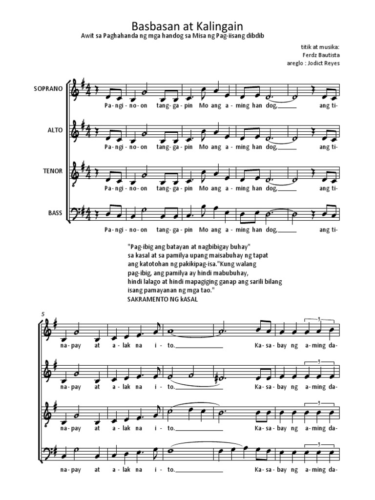 Basbasan at Kalingain PDF | PDF