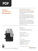 Enphase Micro Inverter - Data Sheet | PDF | Electrical Engineering ...