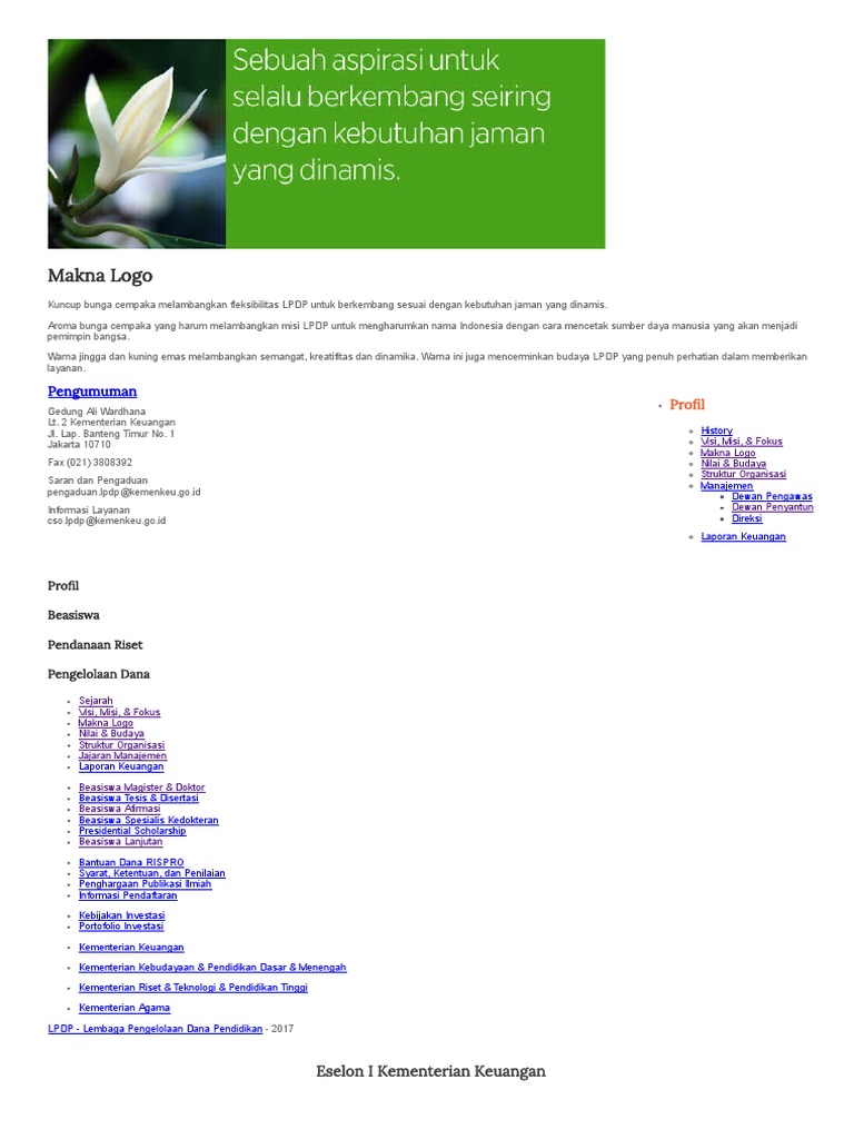 Makna Logo LPDP | PDF