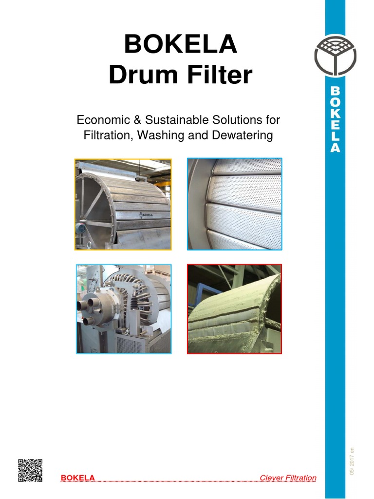 BOKELA Drum Filter-Prosp en 01 | PDF | Filtration | Chemistry