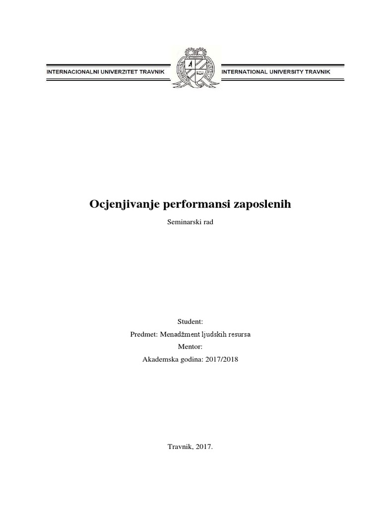 Performanse | PDF