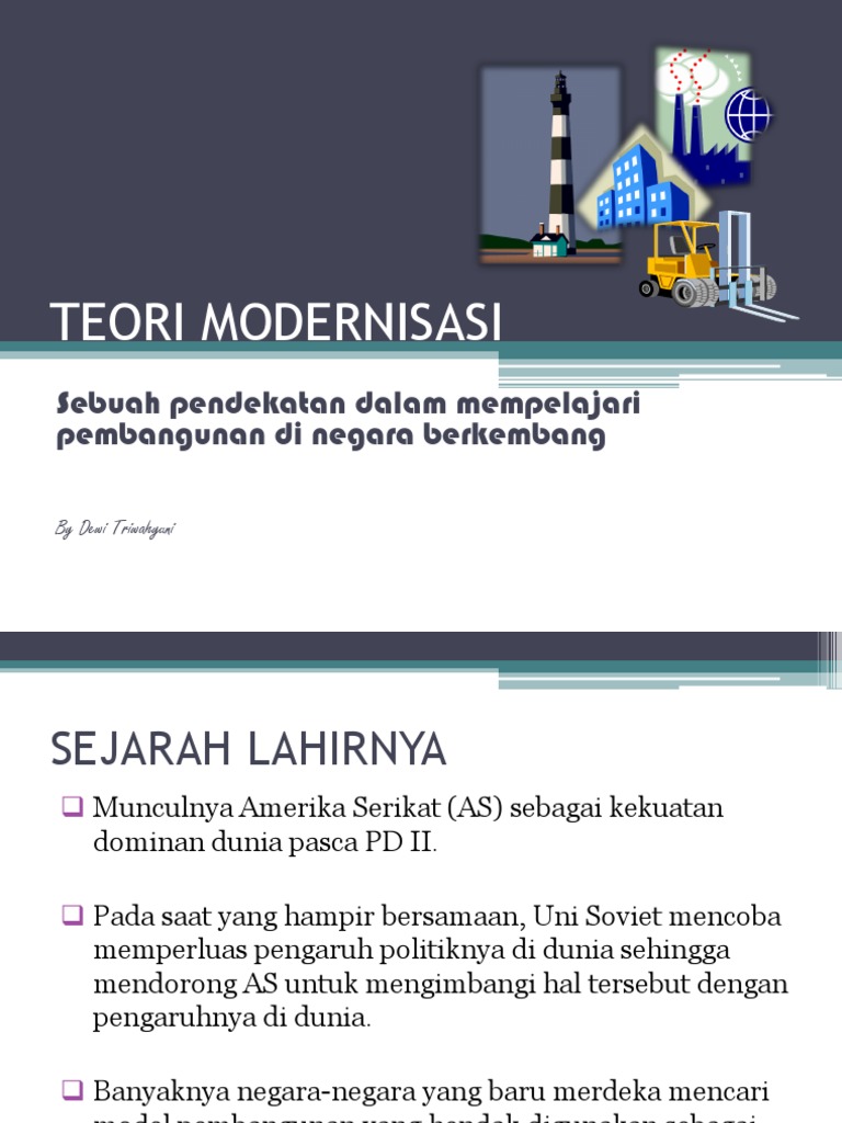 Teori Modernisasi PDF | PDF