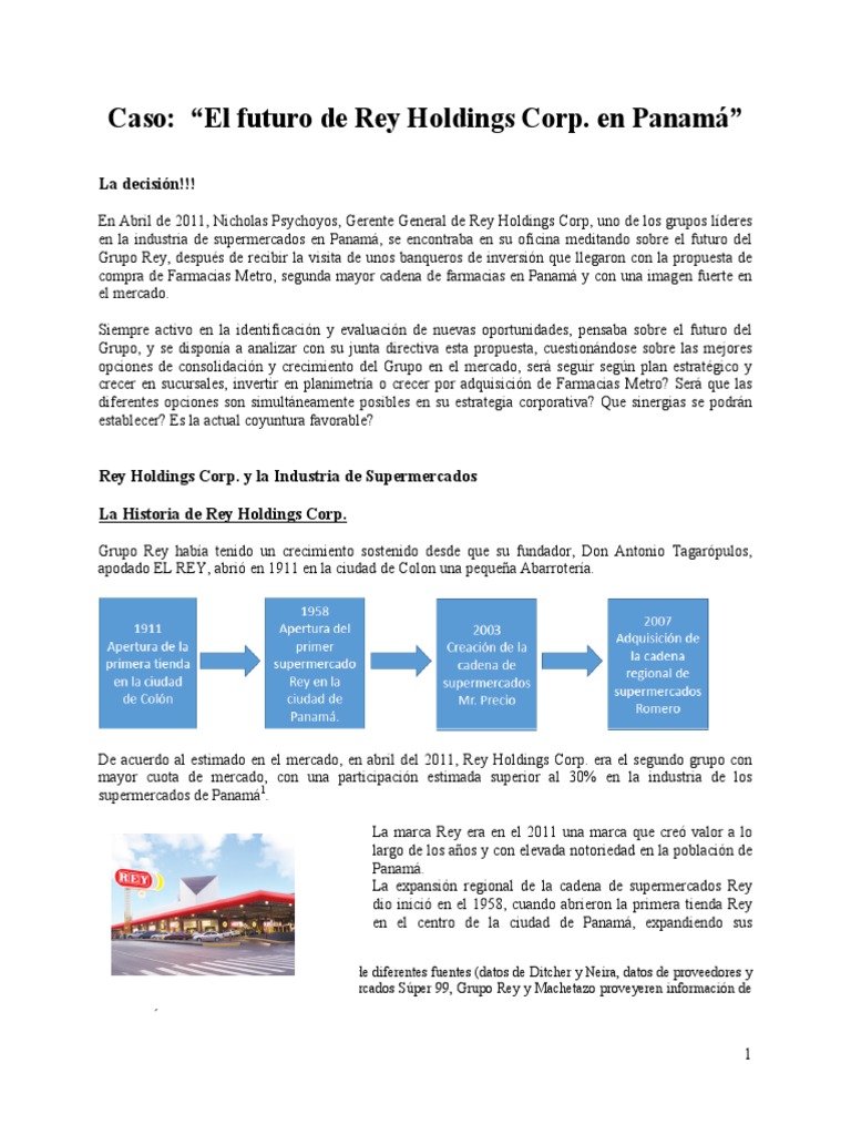 Supermercados Rey | PDF | Panamá | Logística