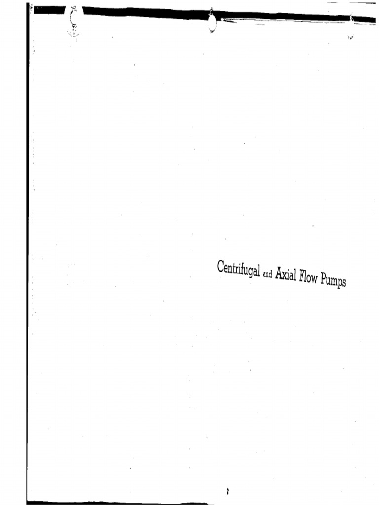 A J Stepanoff - Centrifugal and Axial Flow Pumps PDF | PDF | Rotating ...