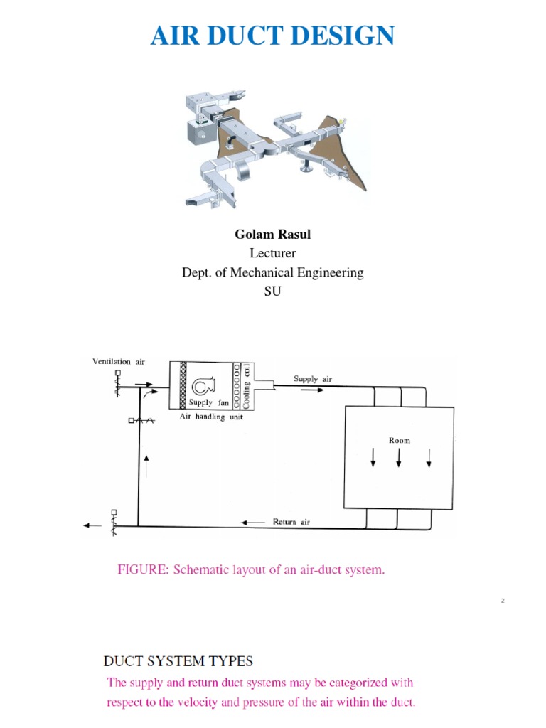 Air Duct Design | PDF | Building Engineering | Civil Engineering