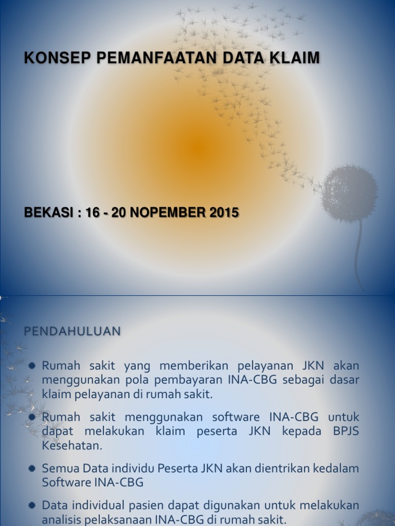 Pemanfaatan Data Klaim INA-CBG di RS | PDF