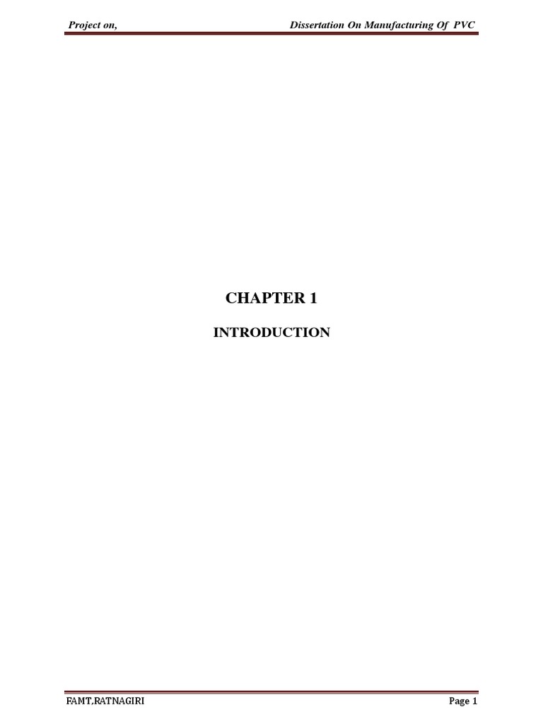 PVC Final Report 1234 | PDF | Polyvinyl Chloride | Polymerization