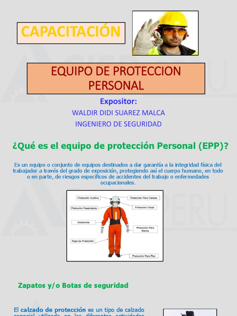 Presentación Sobre Epp 01 | PDF | Protector solar | Ropa