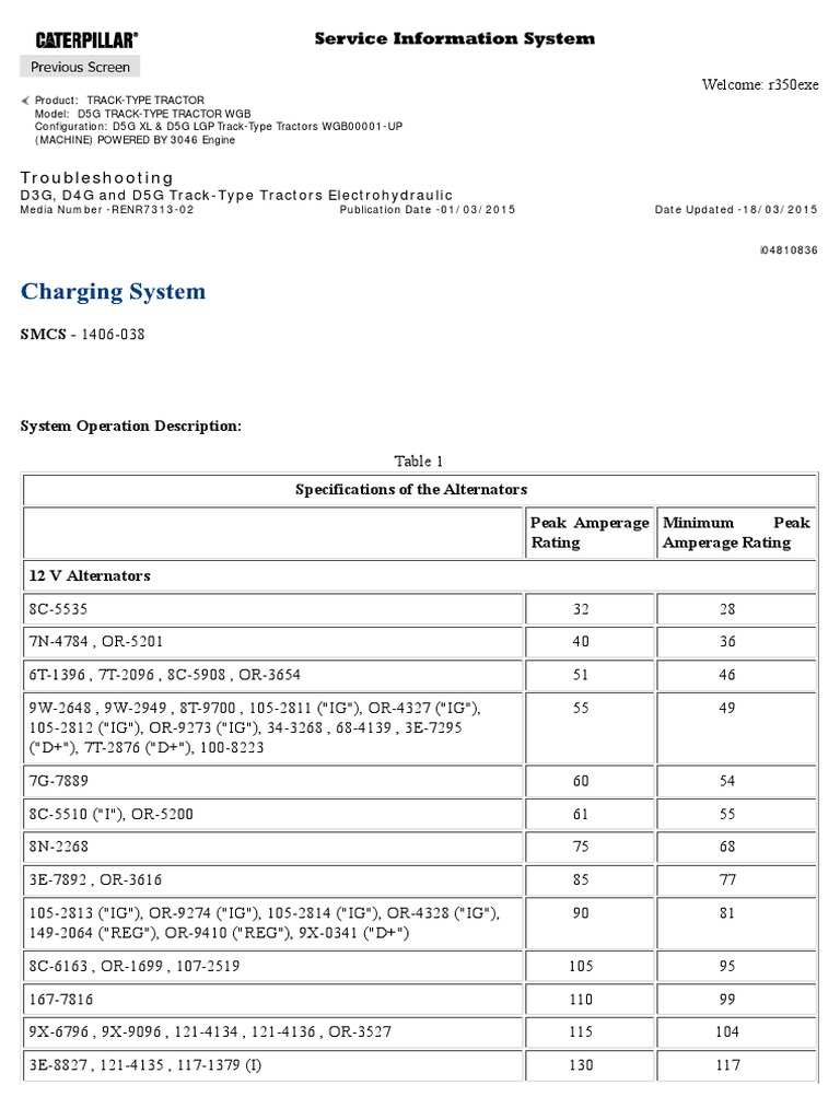 Alternator Test Pdf Voltage Battery Electricity