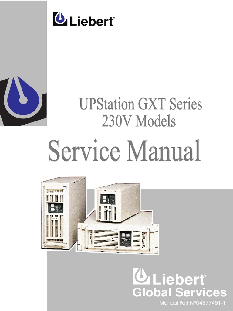 Upstation GXT Series 230V Models Upstation GXT Series 230V Models | PDF ...