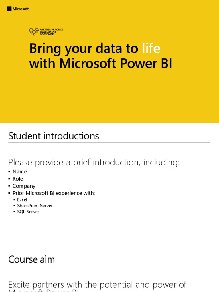 PowerBI Presentation | PDF | Business Intelligence | Microsoft Azure