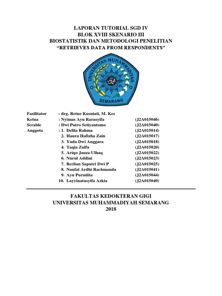 Laporan Tutorial Skenario 3 Blok 18 | PDF