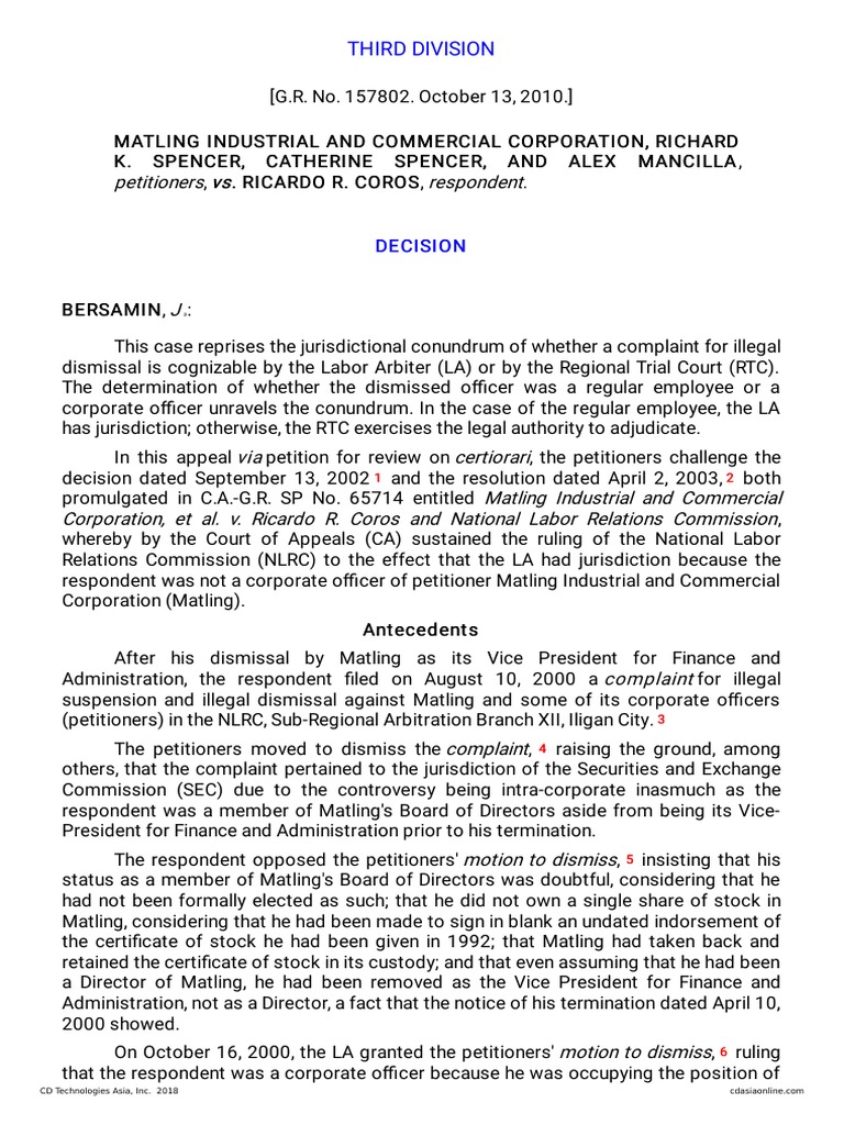 20-Matling Industrial and Commercial Corporation20180222-6791-Vdbc05 ...