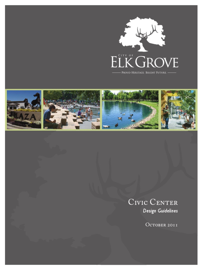 Civic Center Design Guidelines | PDF | Street | Parking Lot