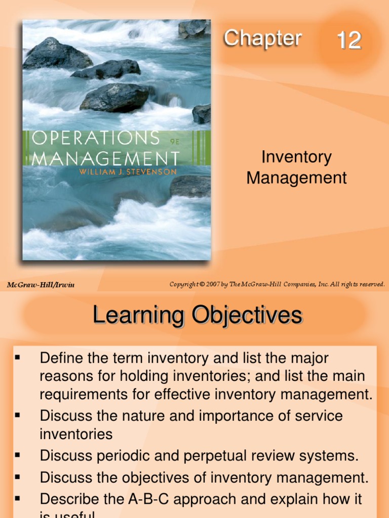Inventory Management Notes | PDF | Inventory | Demand
