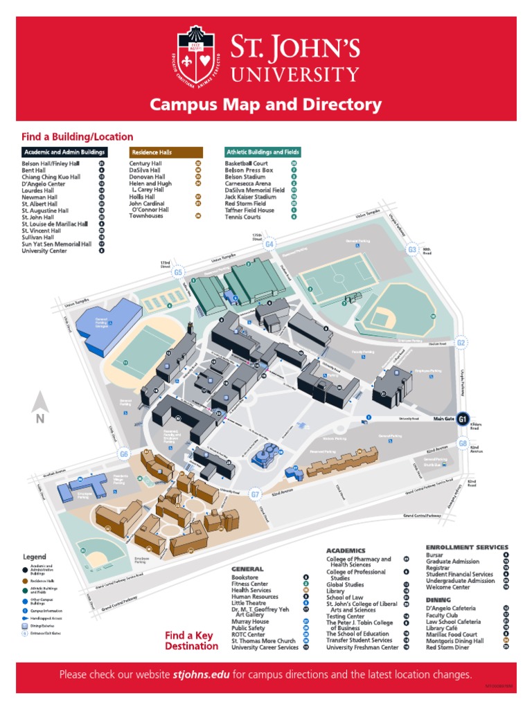 m1-9098 Queens Campus Map | PDF