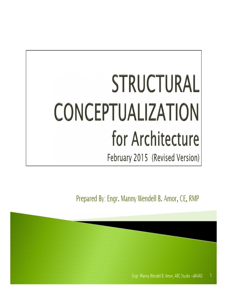 Structural Conceptualization1 Revised | PDF | Deformation (Engineering ...