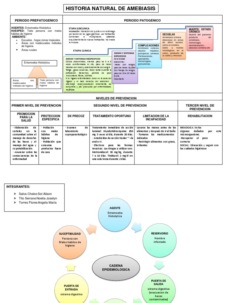 Historia Natural de Amebiasis | Especialidades Medicas | Enfermedades y ...