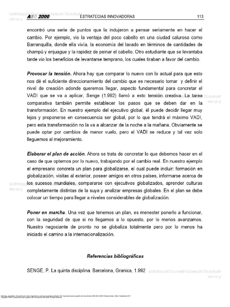 Innovaci N Por Lo Alto Imaginaci N y Acci N en La Empresa | PDF | La ciencia de la biblioteca ...