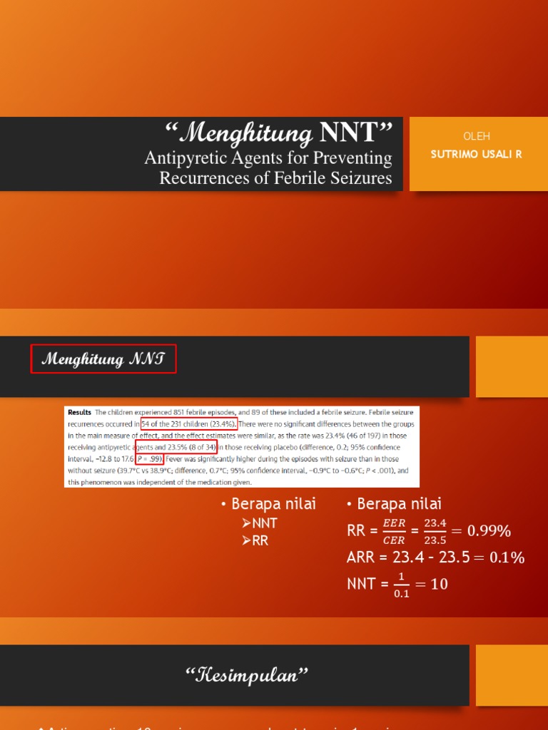 Menghitung NNT | PDF | Kesehatan Holistik