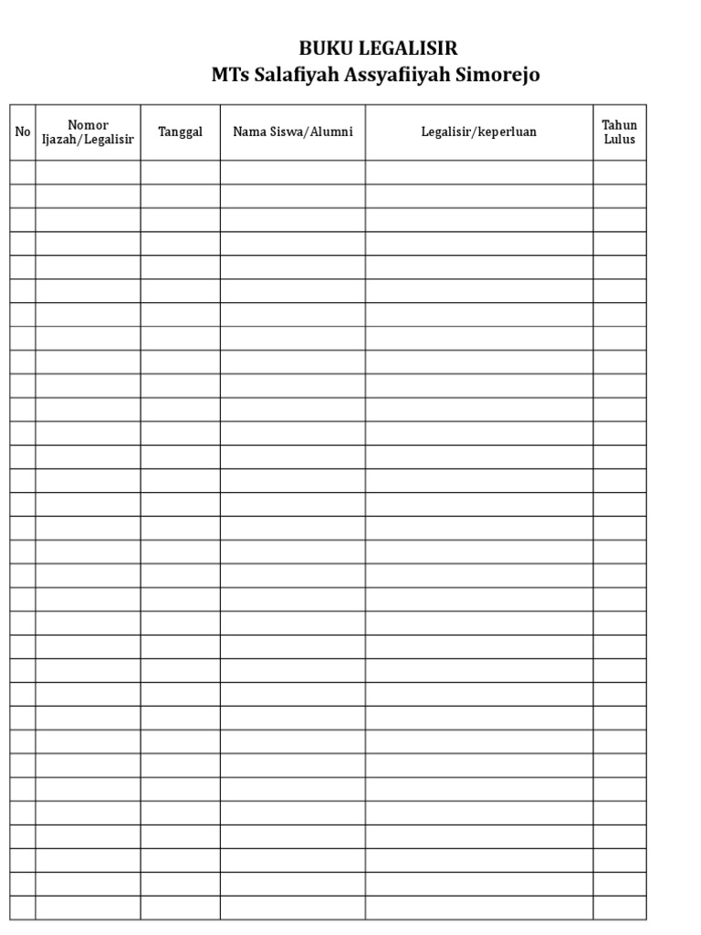 Buku Legalisir Ijazah | PDF | Hukum