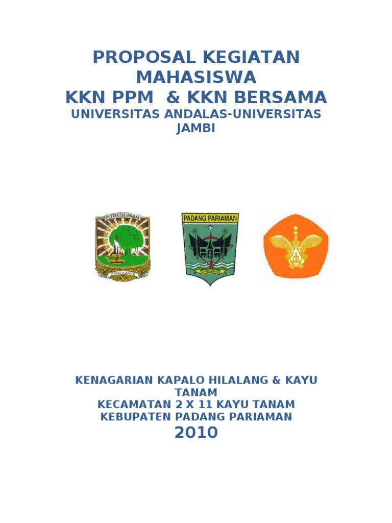 Proposal Kegiatan Mahasiswa | PDF | Kesehatan Holistik