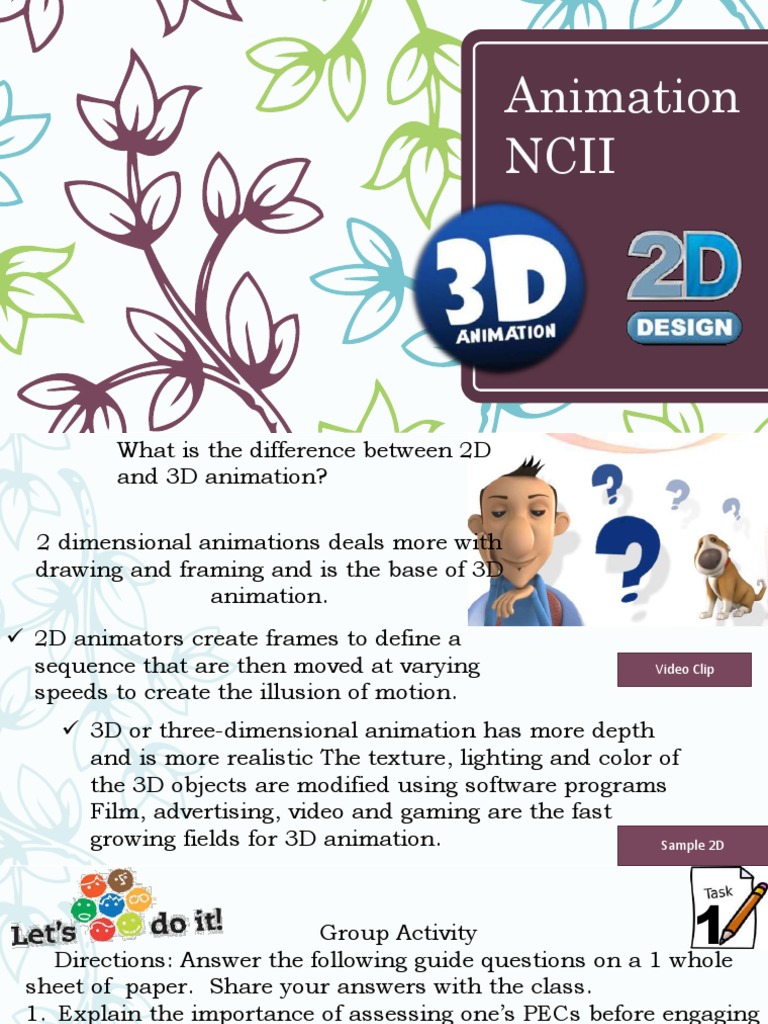 Animation Ncii | PDF | Animation | Entrepreneurship