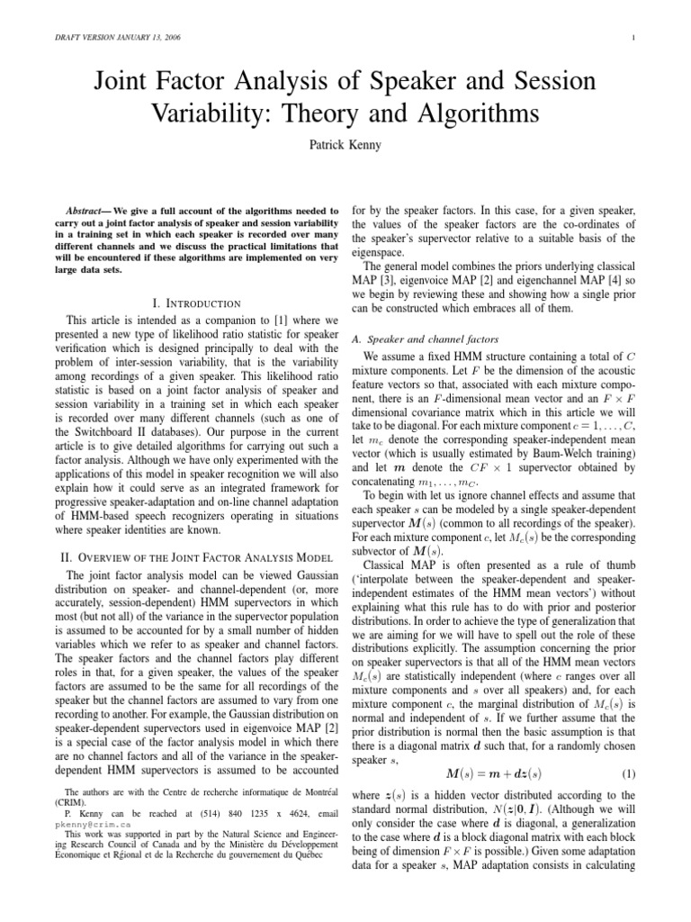 Fa Theory | PDF | Factor Analysis | Matrix (Mathematics)