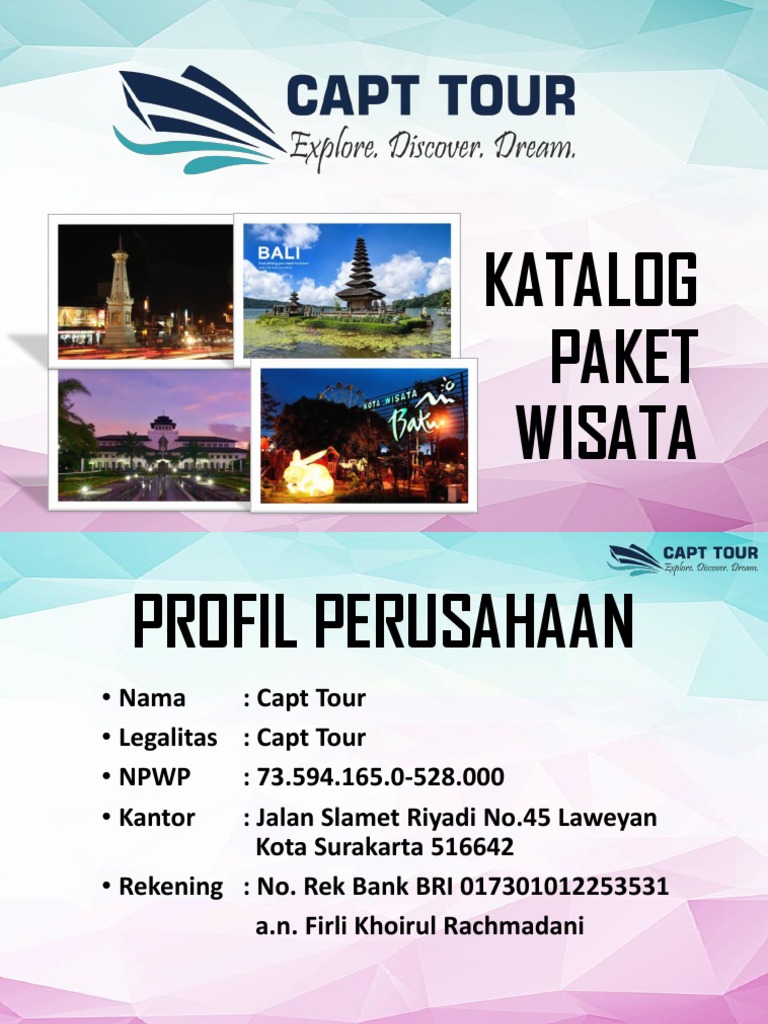 Katalog Paket Wisata Capt Tour | PDF