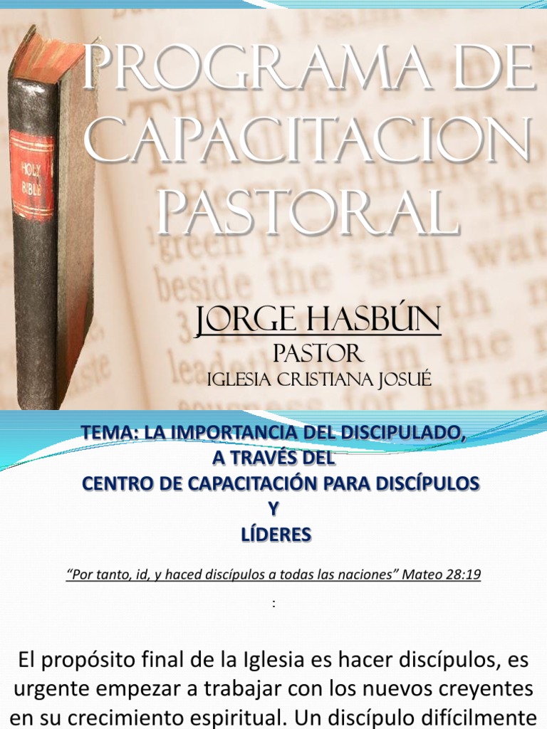Presentacion Hasbun | PDF | Dios en el cristianismo | Bautismo