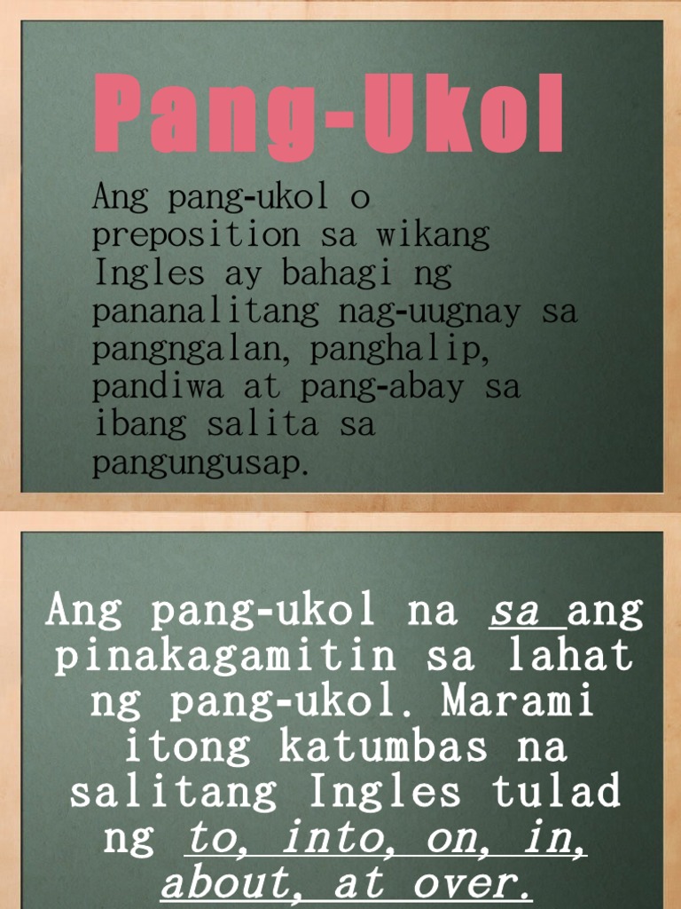 Pang-Ukol (Report) | PDF