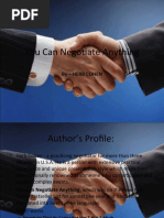 Never Split the Difference Summary | PDF | Negotiation | Empathy