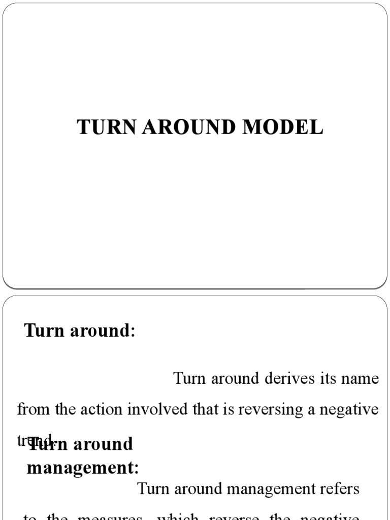 Turnaround Management Model Explained | PDF | Finance & Money Management