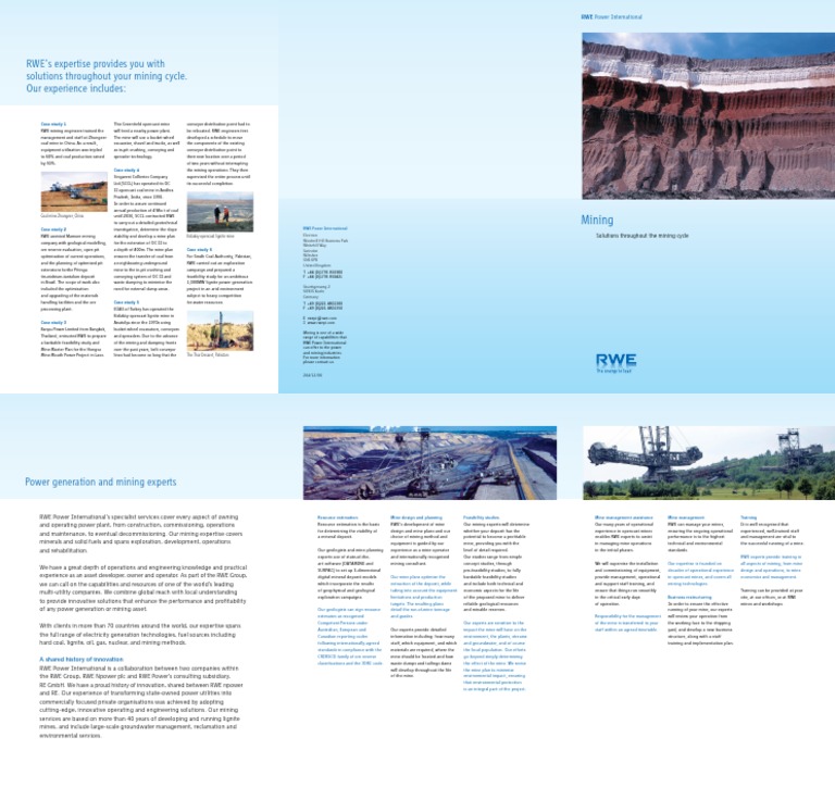 Mining RWE | PDF | Coal Mining | Mining