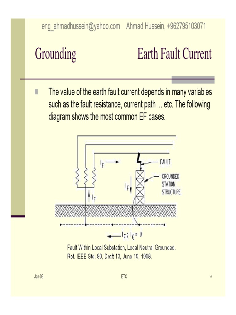 Grounding Design (Fault Current) | PDF | Electrical Resistance And ...