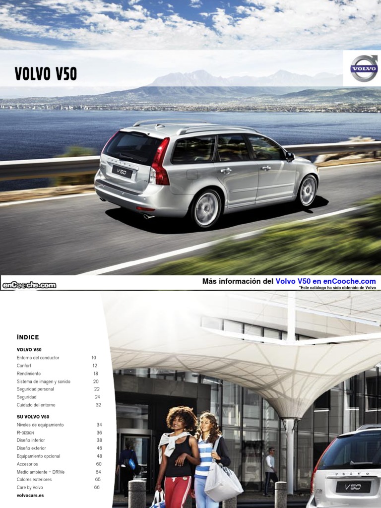 Catálogo Volvo v50 | PDF | Combustible de etanol | Airbag
