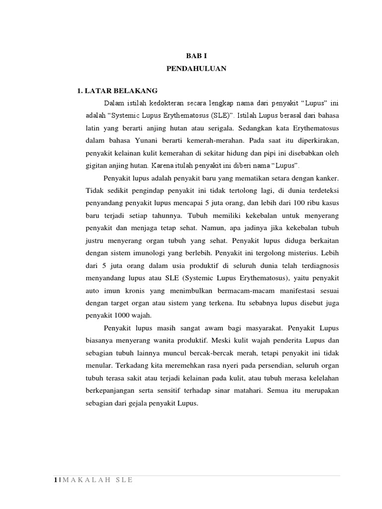 Makalah Sle | PDF
