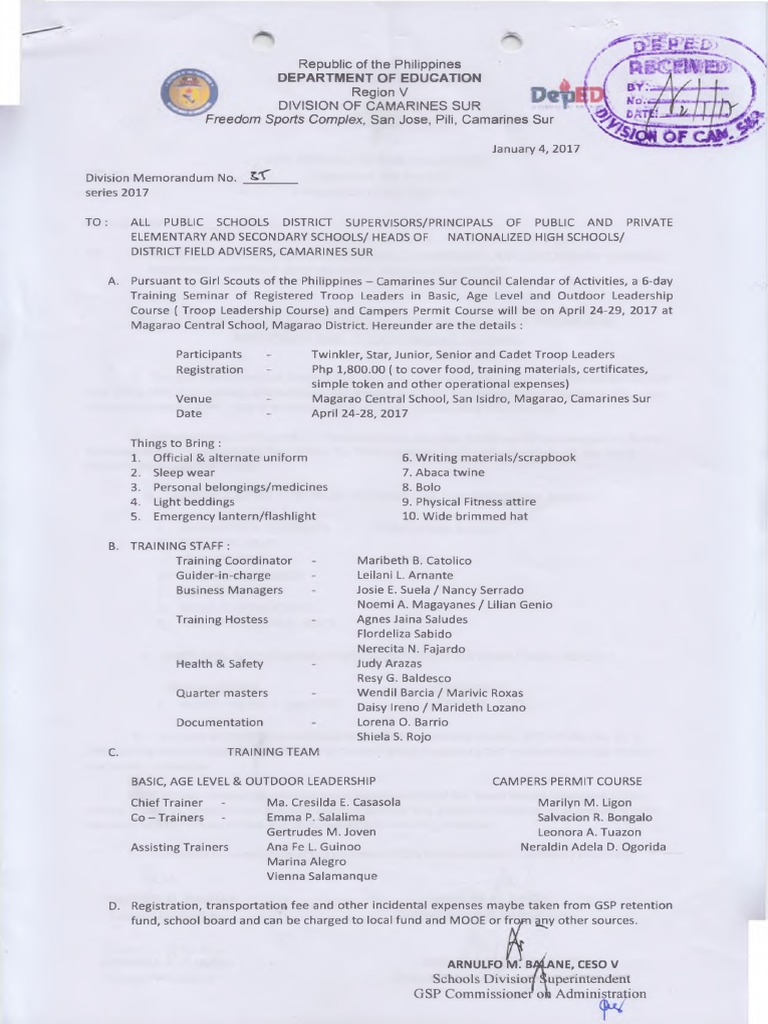 Freedom Sports Complex, San Jose, Pili, Camarines Sur: Department of ...