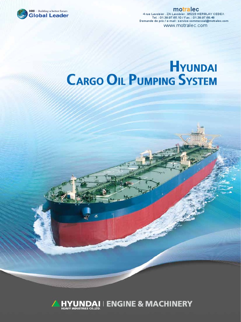 Hyundai Cargo Oil Pumping Systems | PDF | Pump | Bearing (Mechanical)