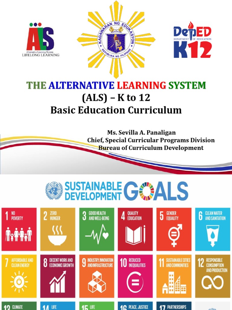 ALS-K to 12 Curriculum Overview | PDF | Literacy | Curriculum