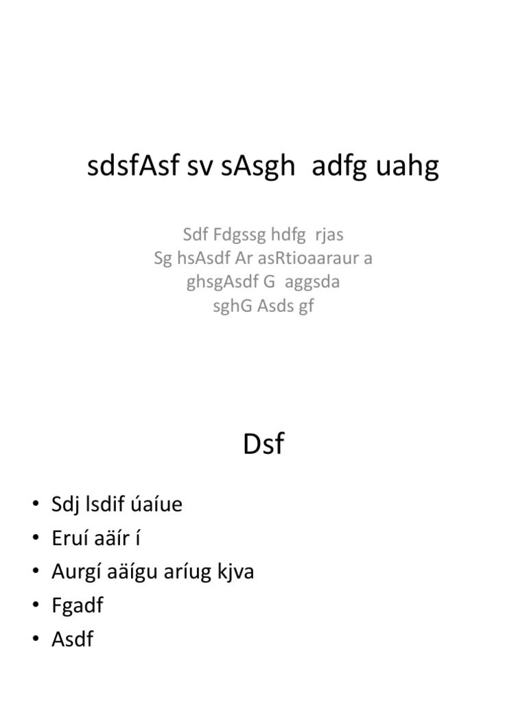 Sdsfasf SV Sasgh Adfg Uahg: SDF FDGSSG HDFG Rjas SG Hsasdf Ar ...