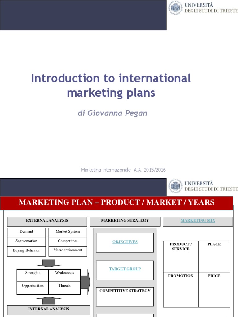3 - Introduction To International Marketing Plan - 2015-2016 | PDF ...