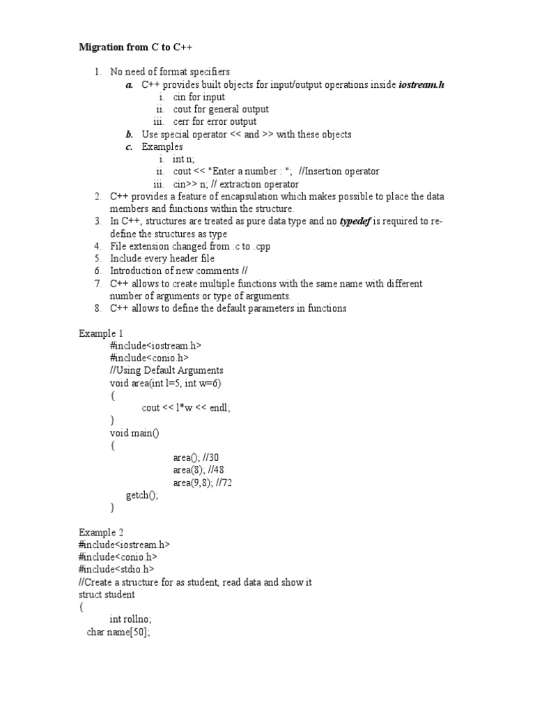 A C Provides Built Objects For Inputoutput Operations Inside Iostreamh Pdf Constructor 