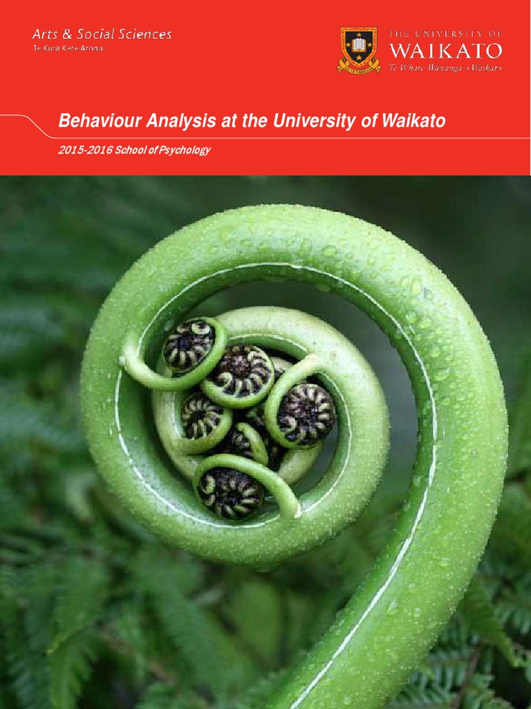 Behaviour Analysis Handbook of University of Waikato, NZ | PDF ...